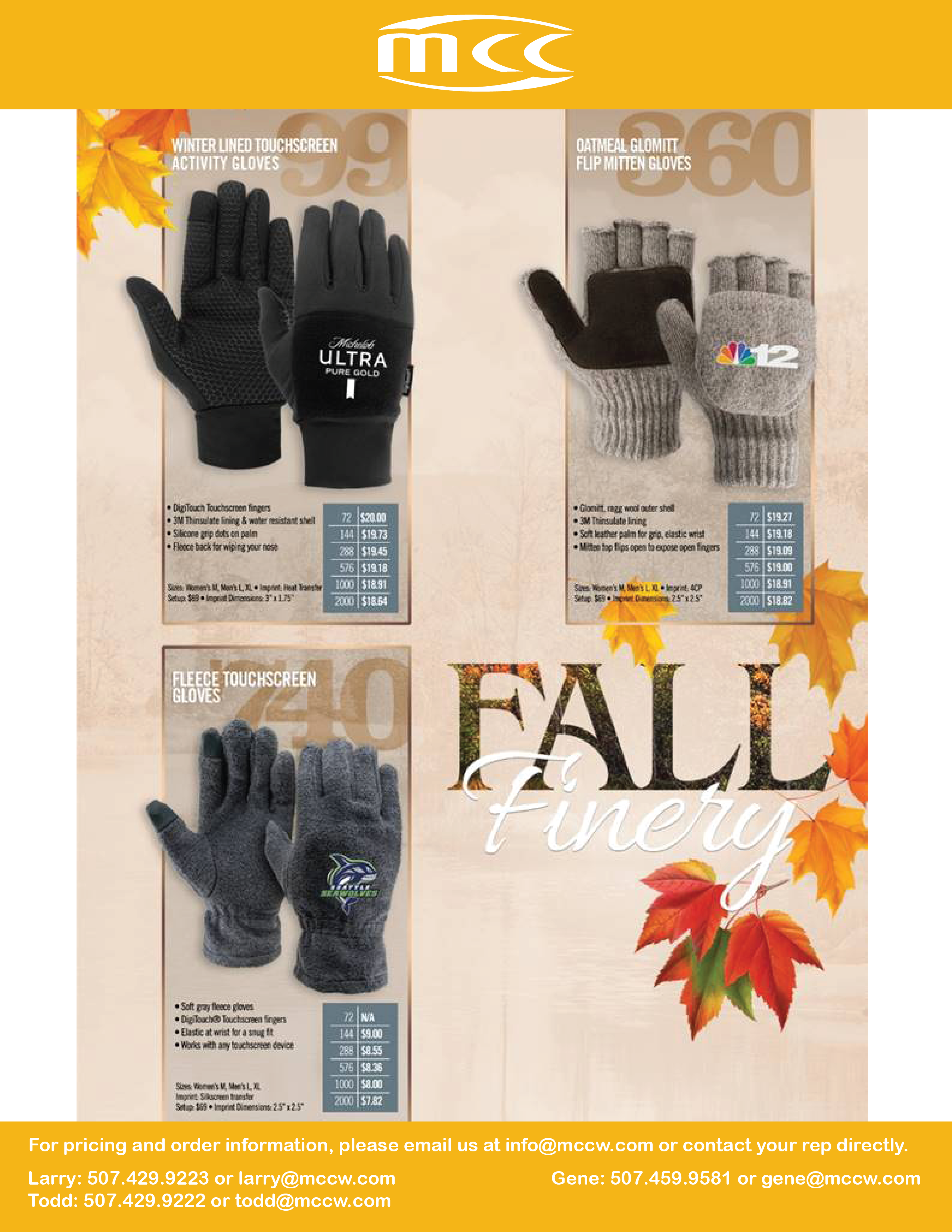 Cozy Fall Glove Options!